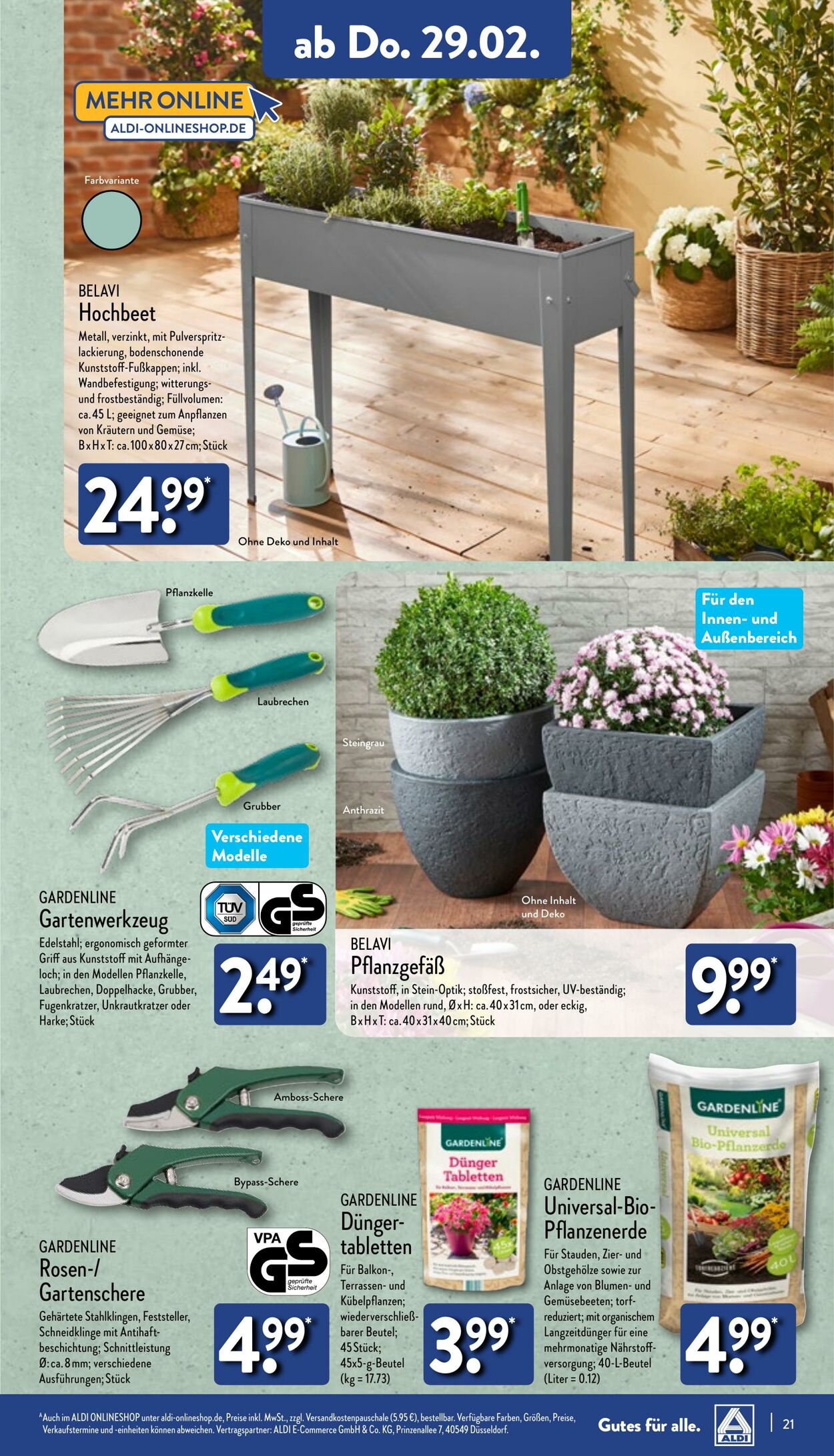 Wunderbar Aldi Gartenmãbel 2022 Prospekt Fotos