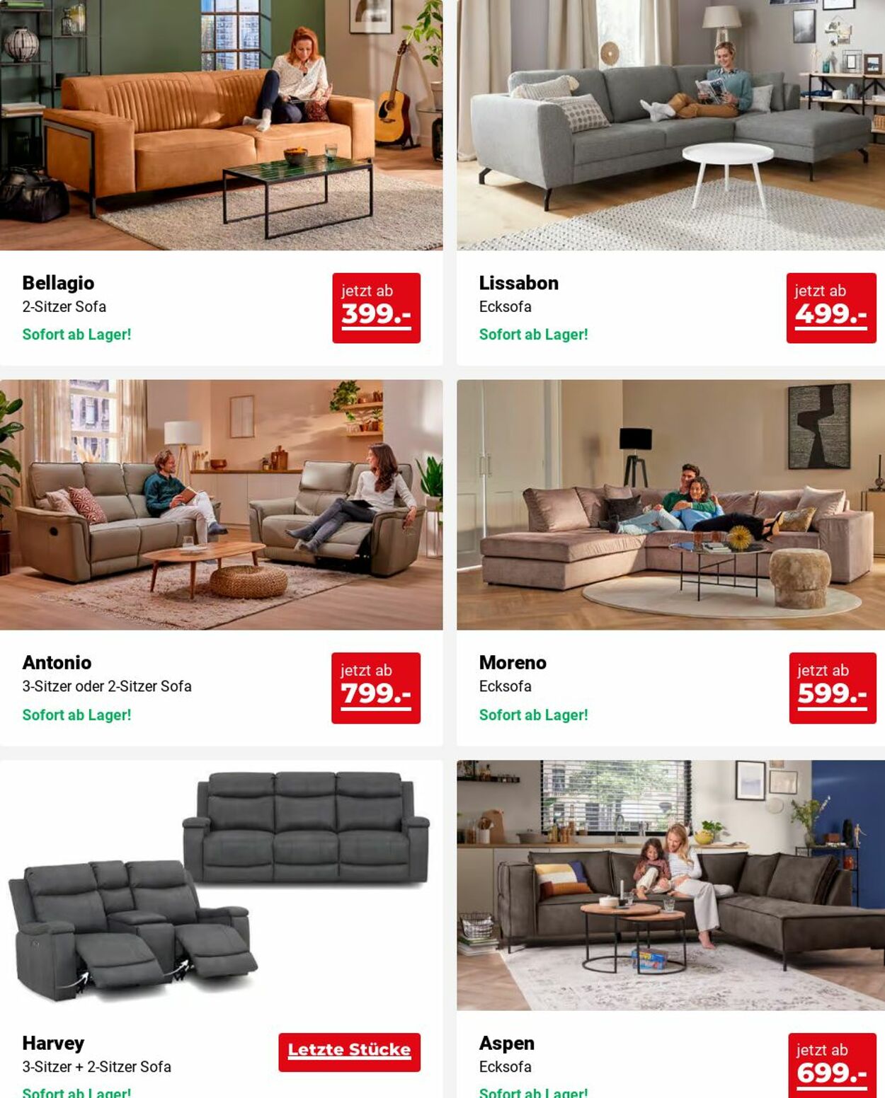 Seats And Sofas Aktuelles Prospekt
